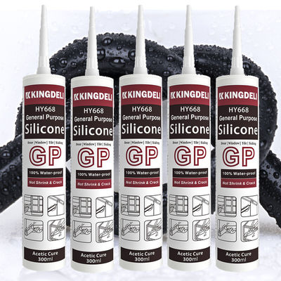300ml Acetic Silicone Glass Glue GP Construction Silicone Adhesive Sealant