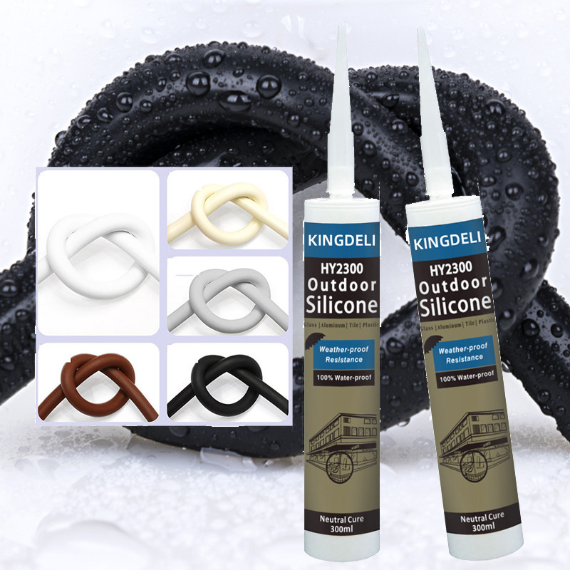 Water Resistant Neutral GP Silicone Sealant Transparent Customized Color