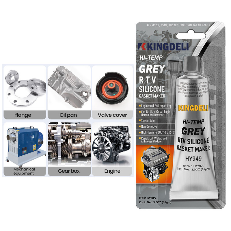 Chemical Resistant RTV Silicone Sealant Red High Temp Rtv Gasket Maker Glue